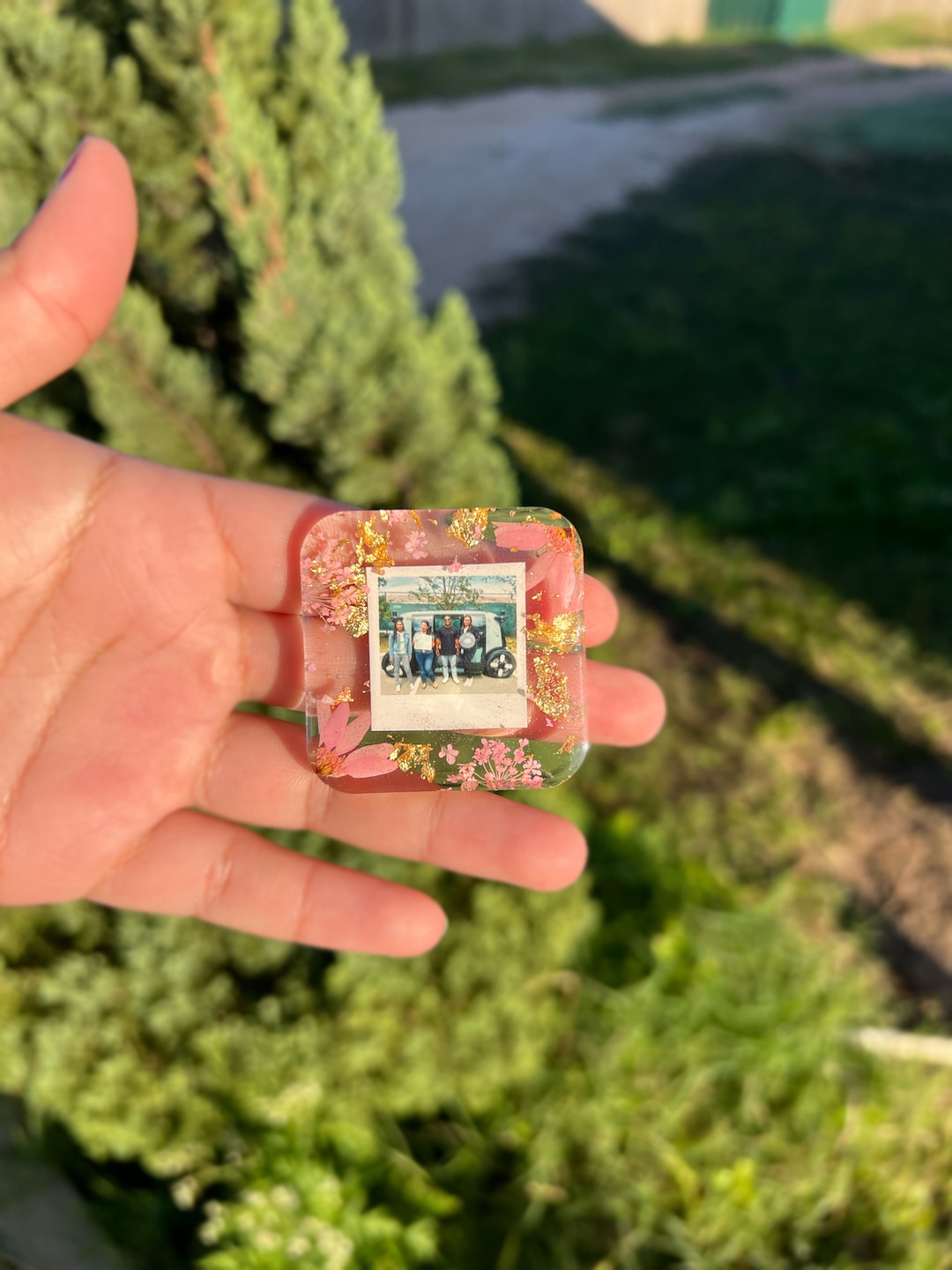 Personalized Resin Photo Car Vent Clip, Anniversary/couples Gift ...