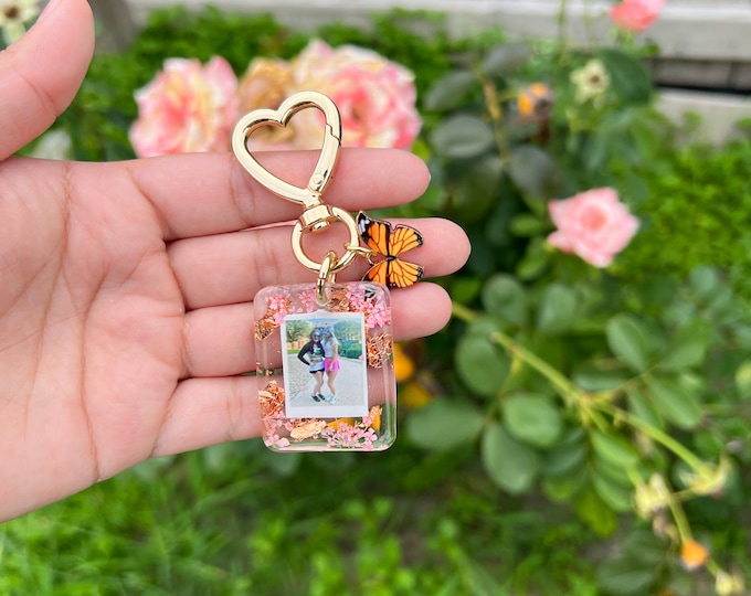 Resin Photo Keychain | Photo Keychain | Keychain With Photo | Custom ...