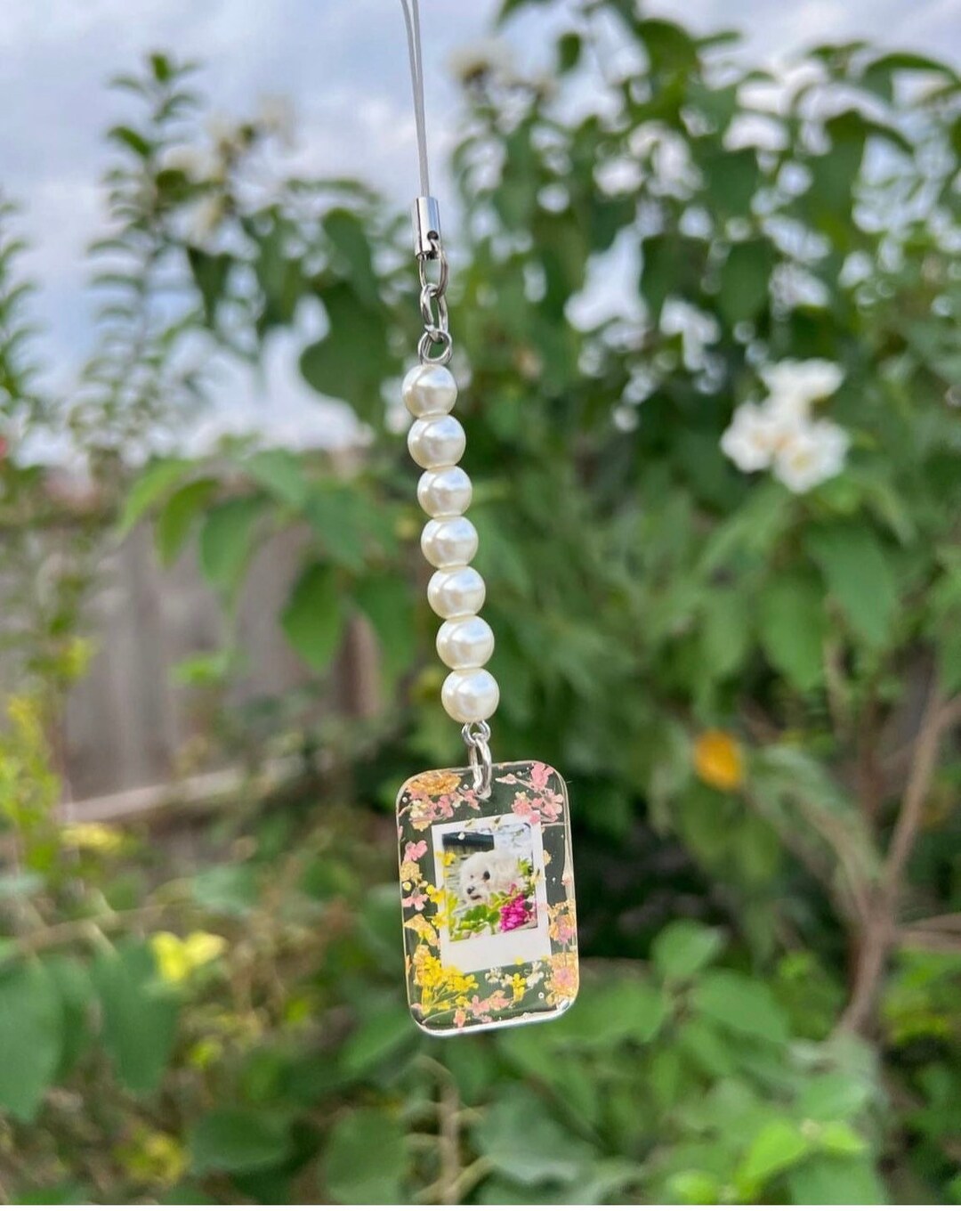 Personalized Photo Keychain -customize W/your Photo, Resin Photo ...