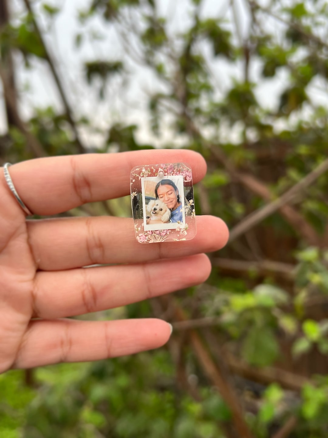 Mini Personalized Resin Photo Car Vent Clip, Anniversary/couples Gift ...