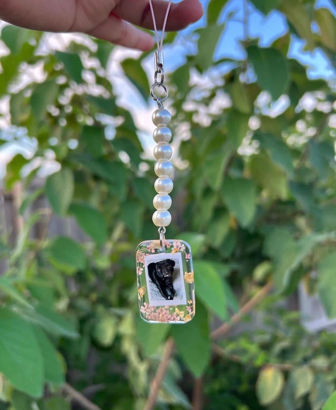 Personalized Photo Keychain -customize W/your Photo, Resin Photo ...