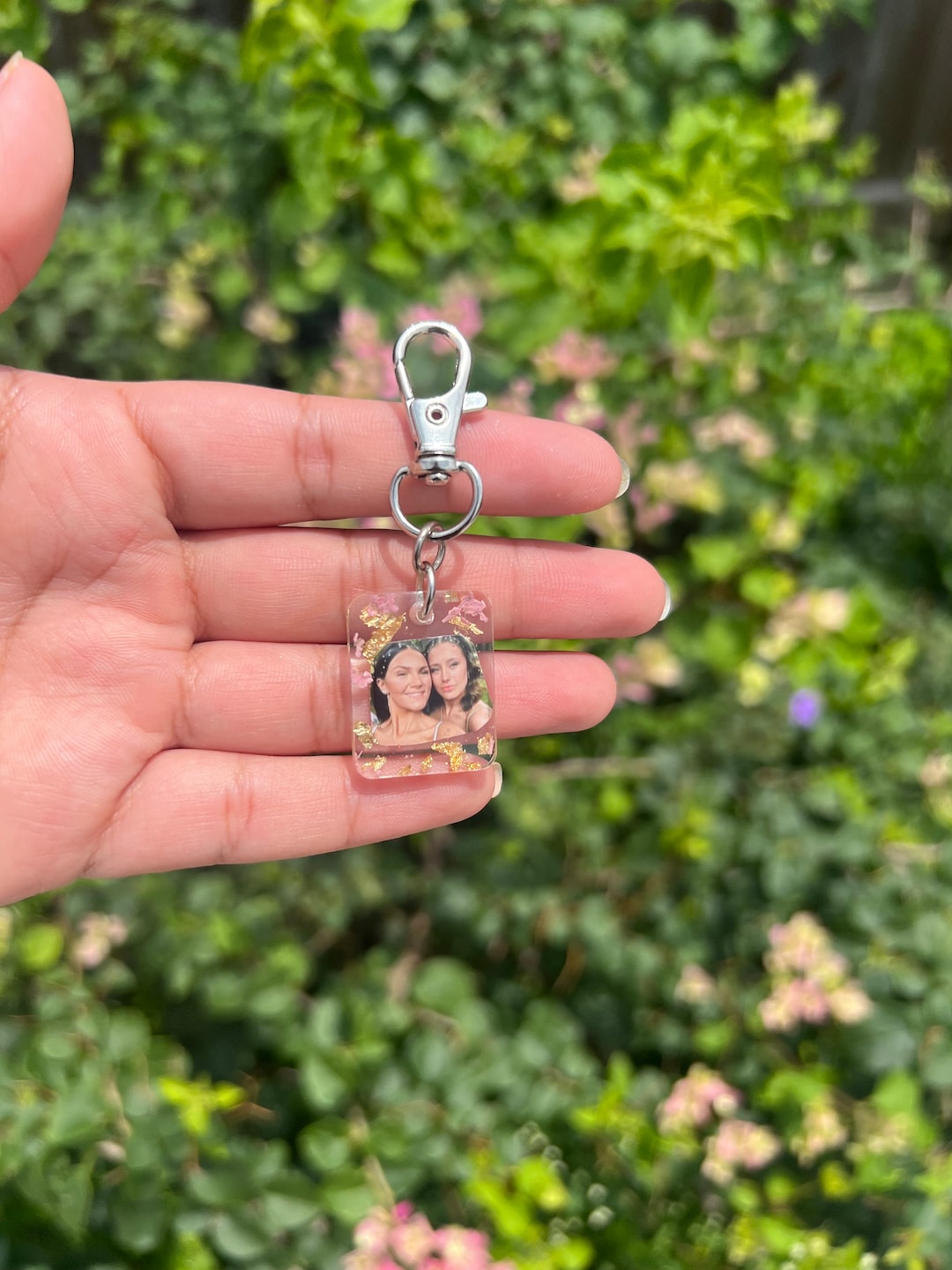 Personalized Photo Mini Keychain, Keepsake, Gift for Her, Birthday ...