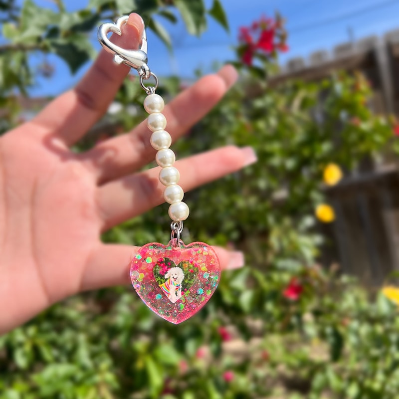 Custom Resin Keychain - Etsy