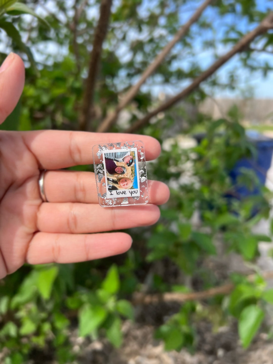 Personalized Resin Photo Car Vent Clip, Anniversary/couples Gift ...
