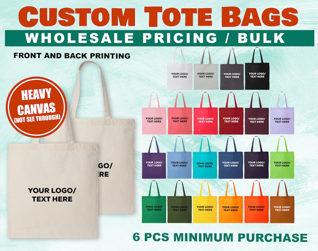 Custom Canvas Tote Bags, Tote Bag, Economic Wholesale Totes, Gift Totes ...