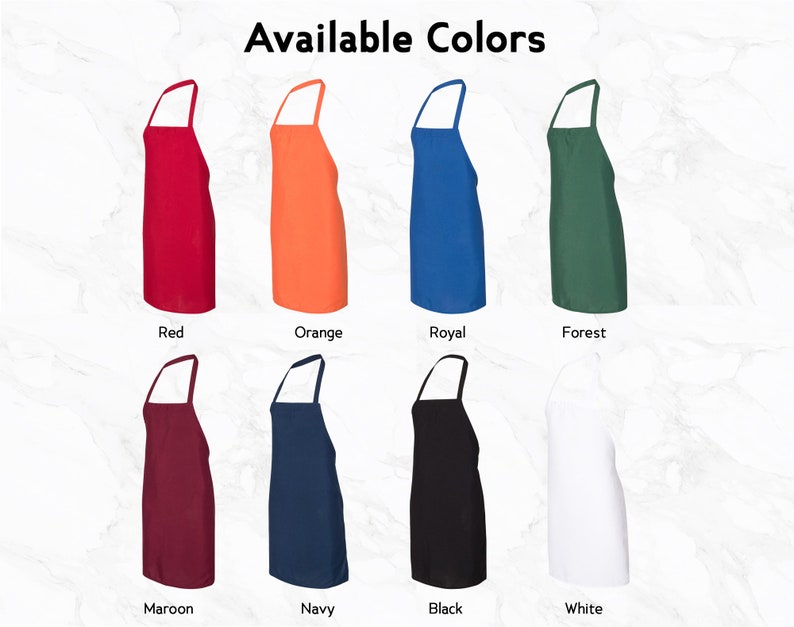 CUSTOM Aprons Bulk Quantities Wholesale Pricing for Your - Etsy
