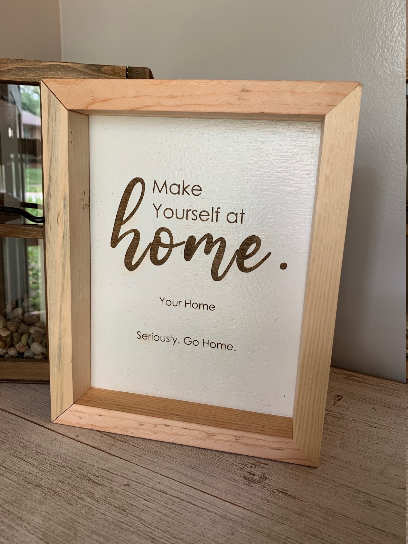 Make Yourself at Home Sign House Wood Sign Funny Sign - Etsy