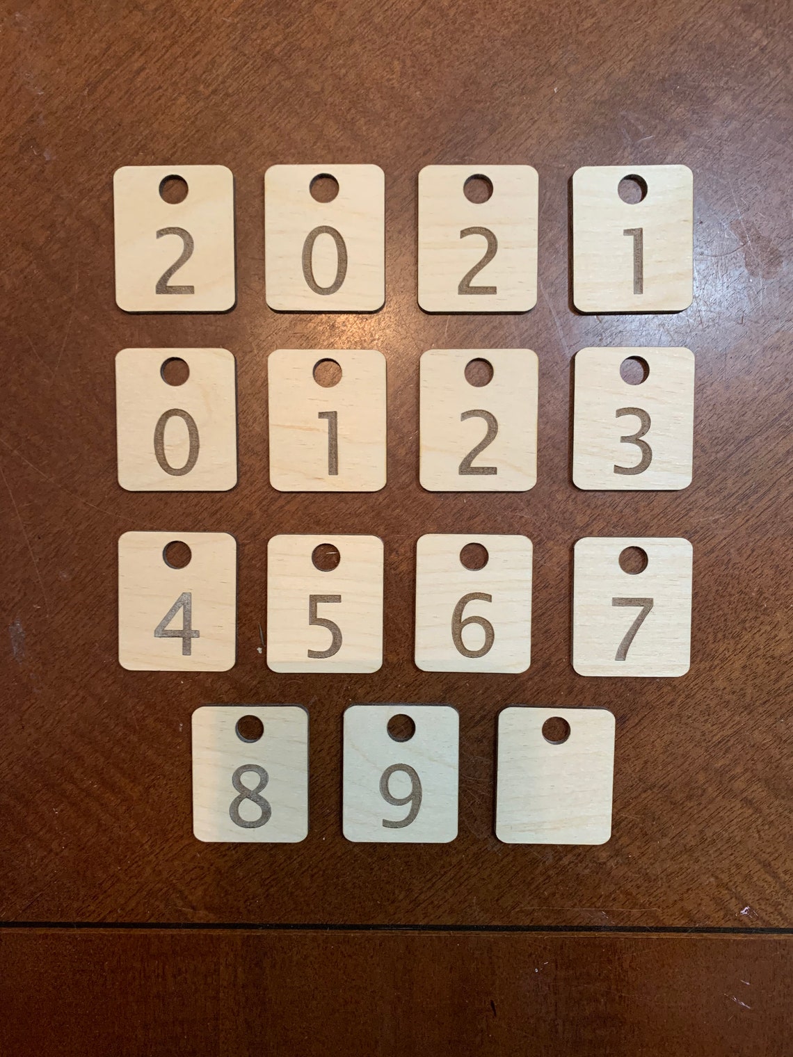 16 x 24 Natural Wooden Calendar Perpetual | Etsy