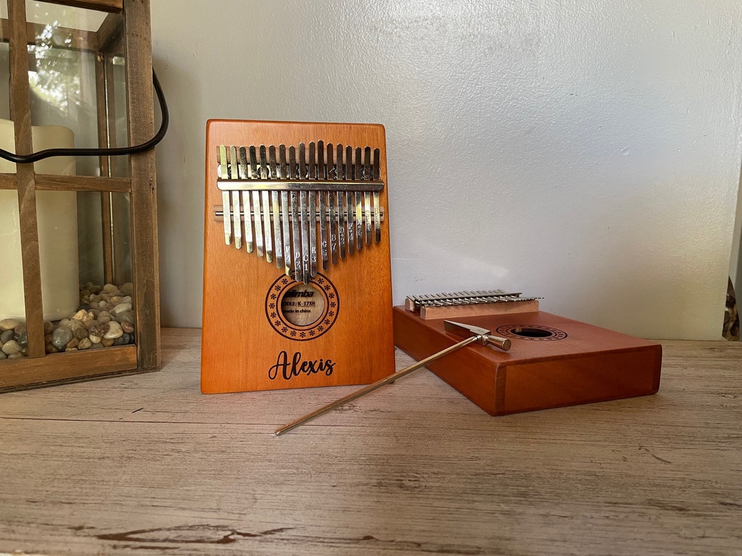 Personalized 17 Key Kalimba Mbira African Thumb Piano | Engraving ...