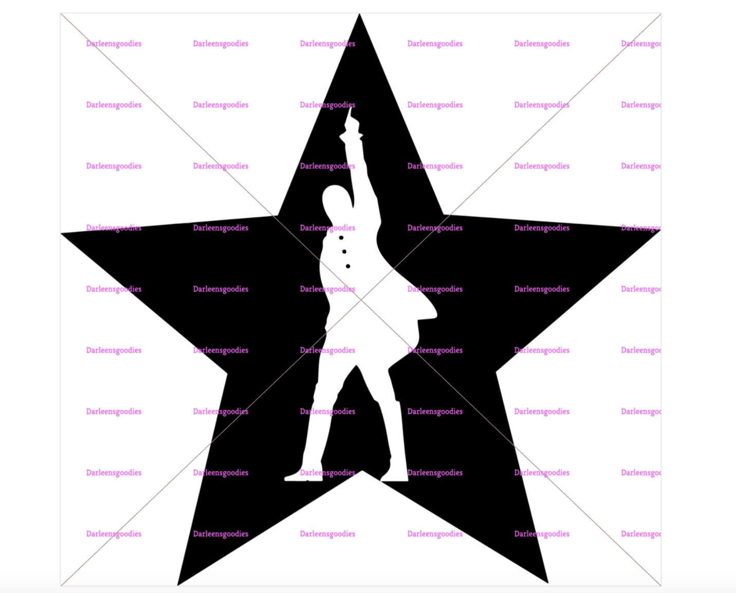Hamilton Star Designs Cricut Svg-png-jpeg-eps-dxf - Etsy