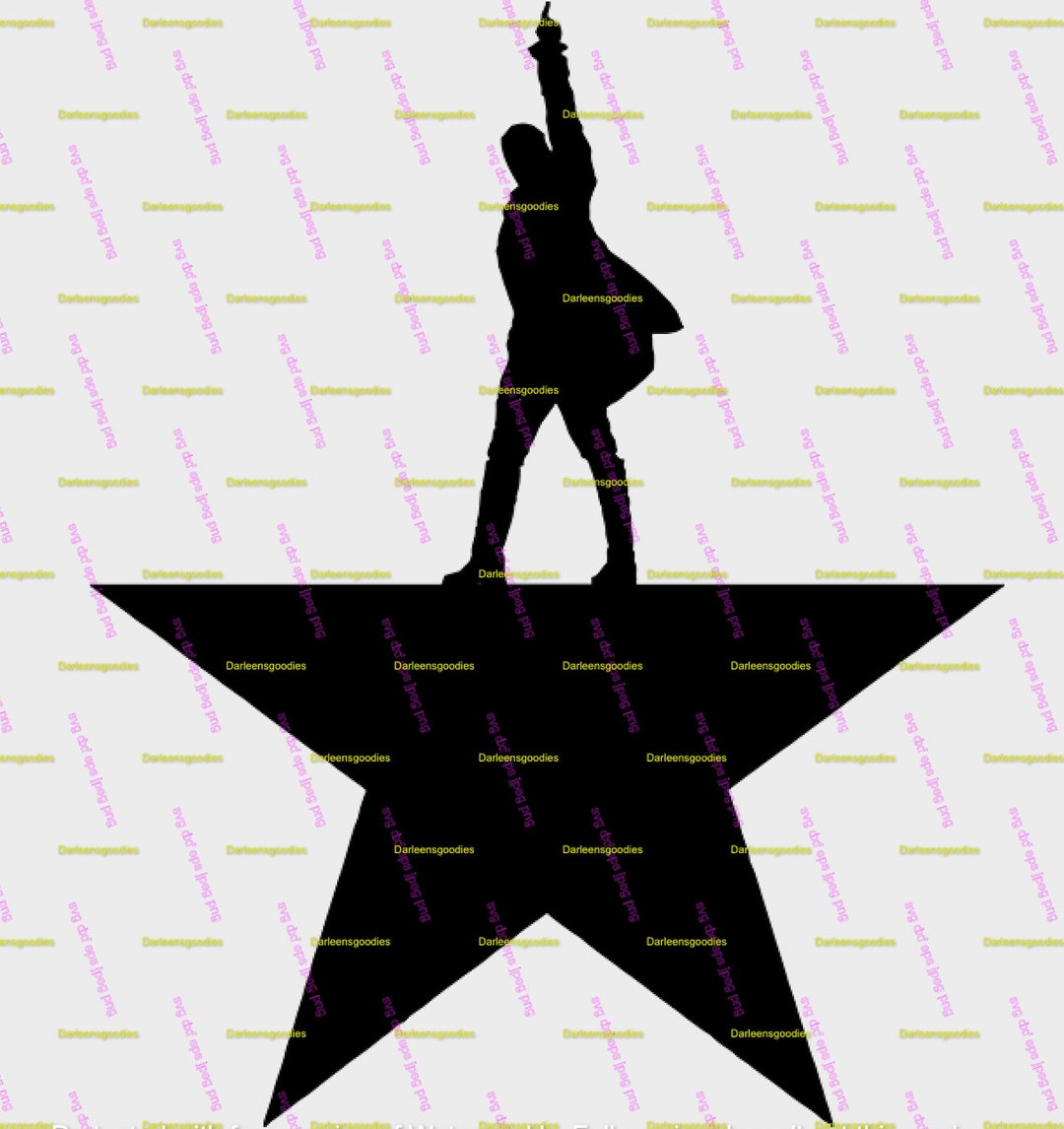 Hamilton Star Designs Cricut Svg-png-jpeg-eps-dxf - Etsy
