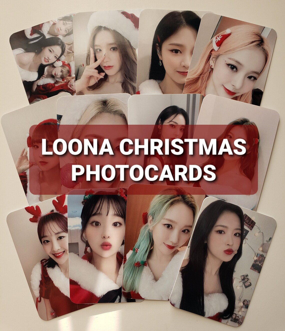 LOONA Christmas Kpop Photocards - Etsy
