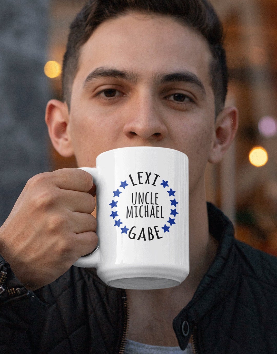 Personalized Uncle Mug Custom Uncle Coffee Mug Baby Reveal Birthday ...