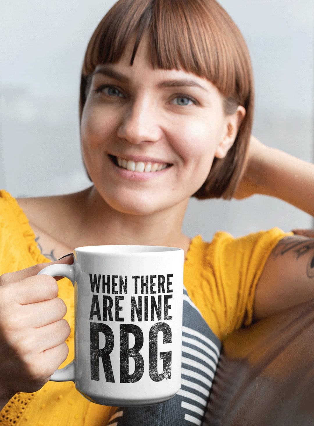 When There Are Nine Rbg Mug Ruth Bader Ginsburg Coffee Mug Feminist Mug ...