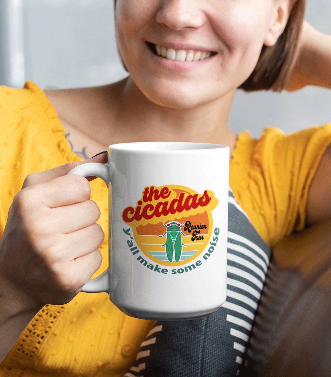 Cicadas Reunion Tour Mug Funny Cicada Mug Snarky Insect Brood Coffee ...