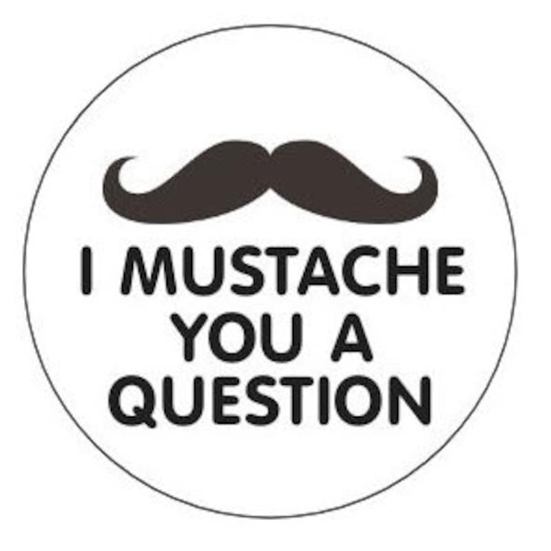 Mustache Stickers - Etsy