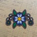 Native American Made Blue Cree Flower Vinyl Sticker - Etsy