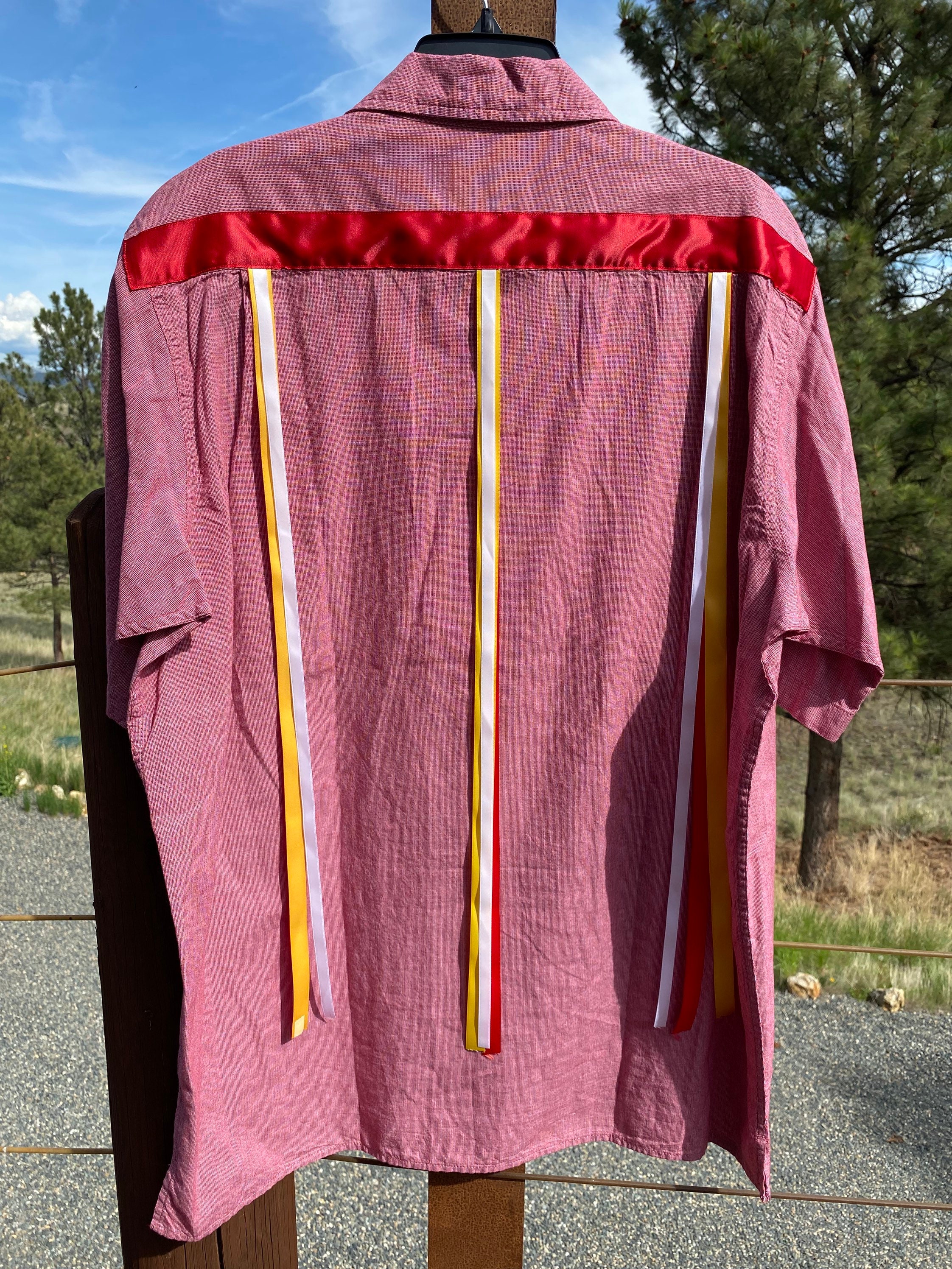 Native American Made Marine Corps Veteran Ribbon Shirt - XLT - Etsy