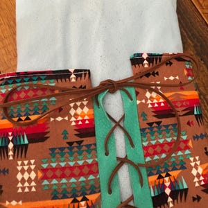 Native American Made Infant Moss Bag Cotton Teal Multicolor - Etsy
