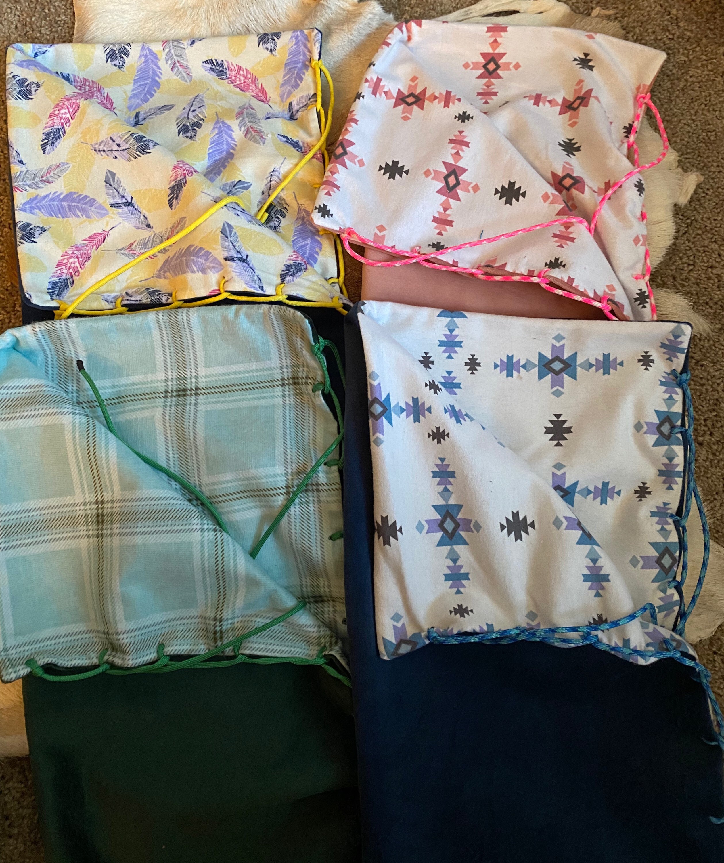 Native American Made Infant Moss Bag Faux Velvet - Etsy