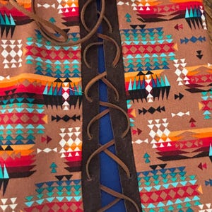 Native American Made Infant Moss Bag Cotton Teal Multicolor - Etsy