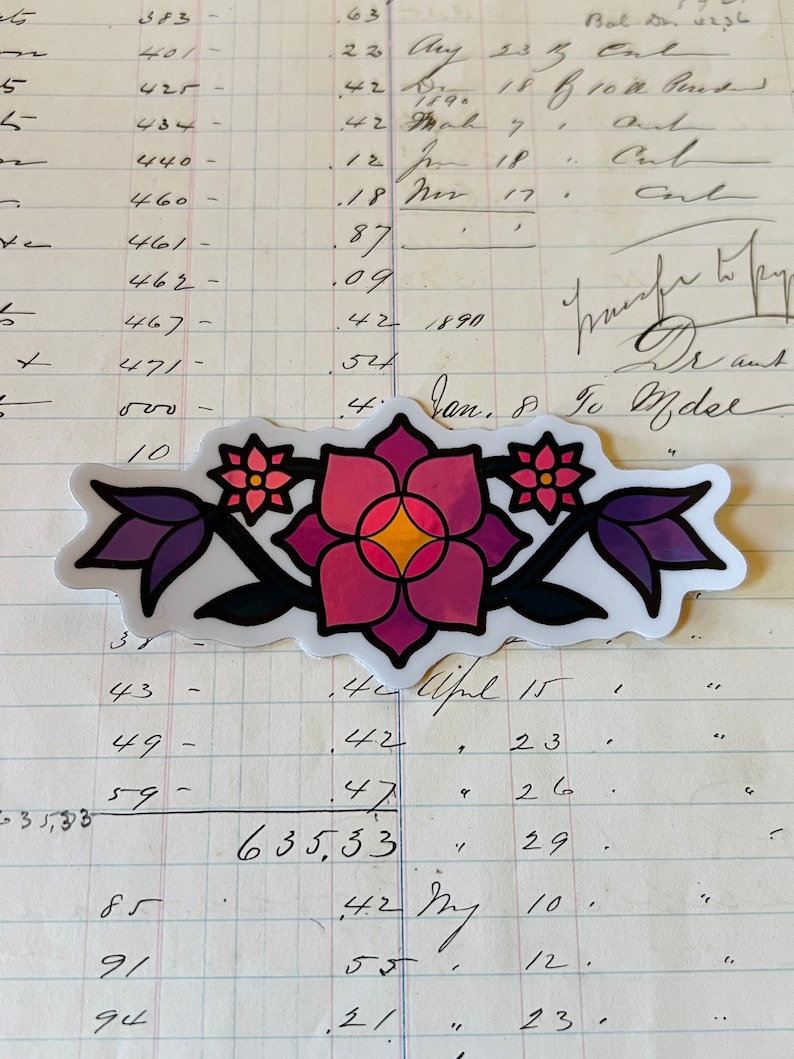 Native American Made Holographic Cree Flower - Etsy