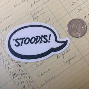 Native American Made “stoodis” Vinyl Sticker - Etsy