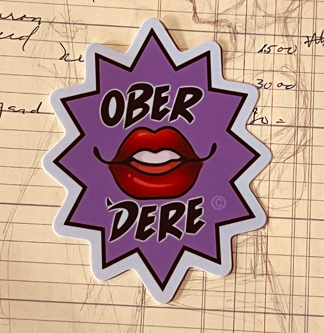 Native American Made “ober Dere”vinyl Sticker - Etsy