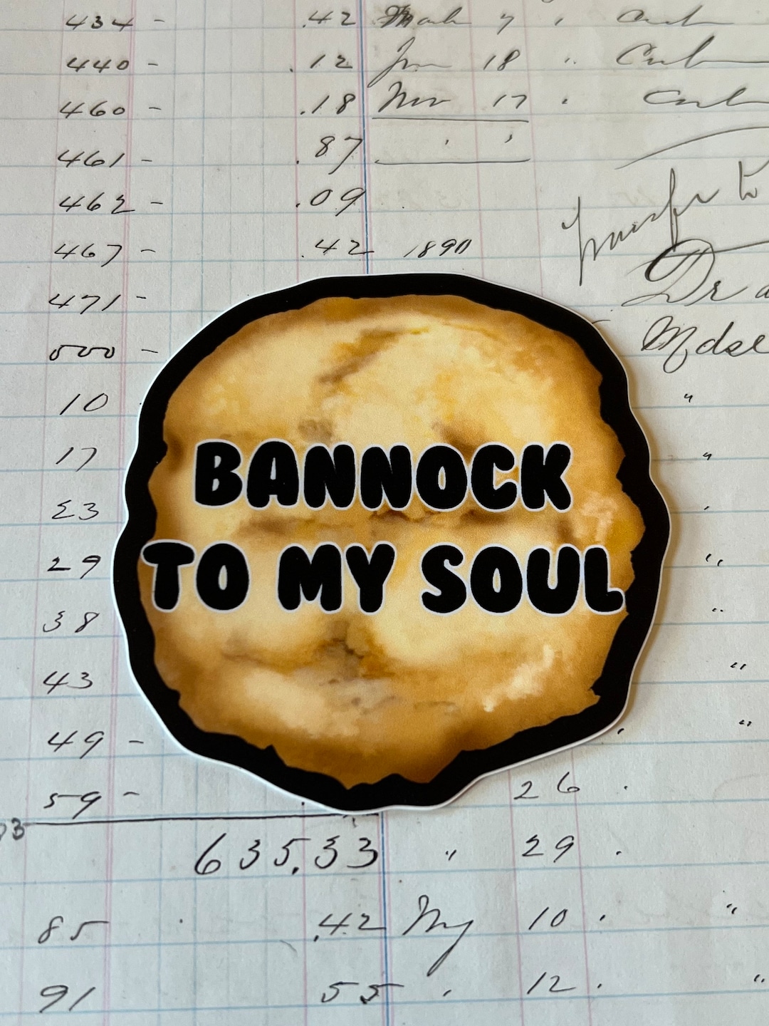 Native American Made “bannock to My Soul” Vinyl Sticker - Etsy
