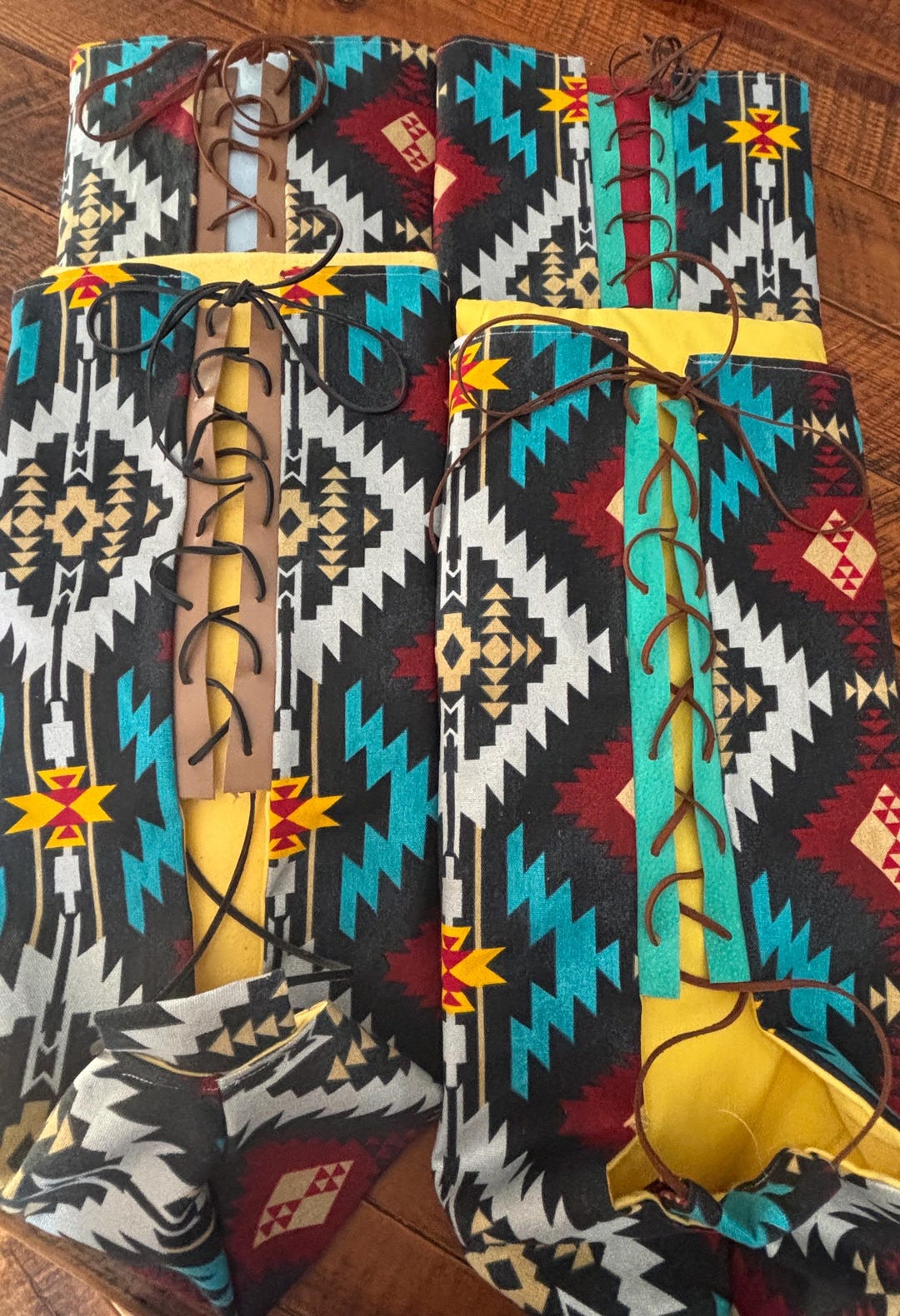 Native American Made Infant Moss Bag Poplin Silver, Teal, Yellow ...