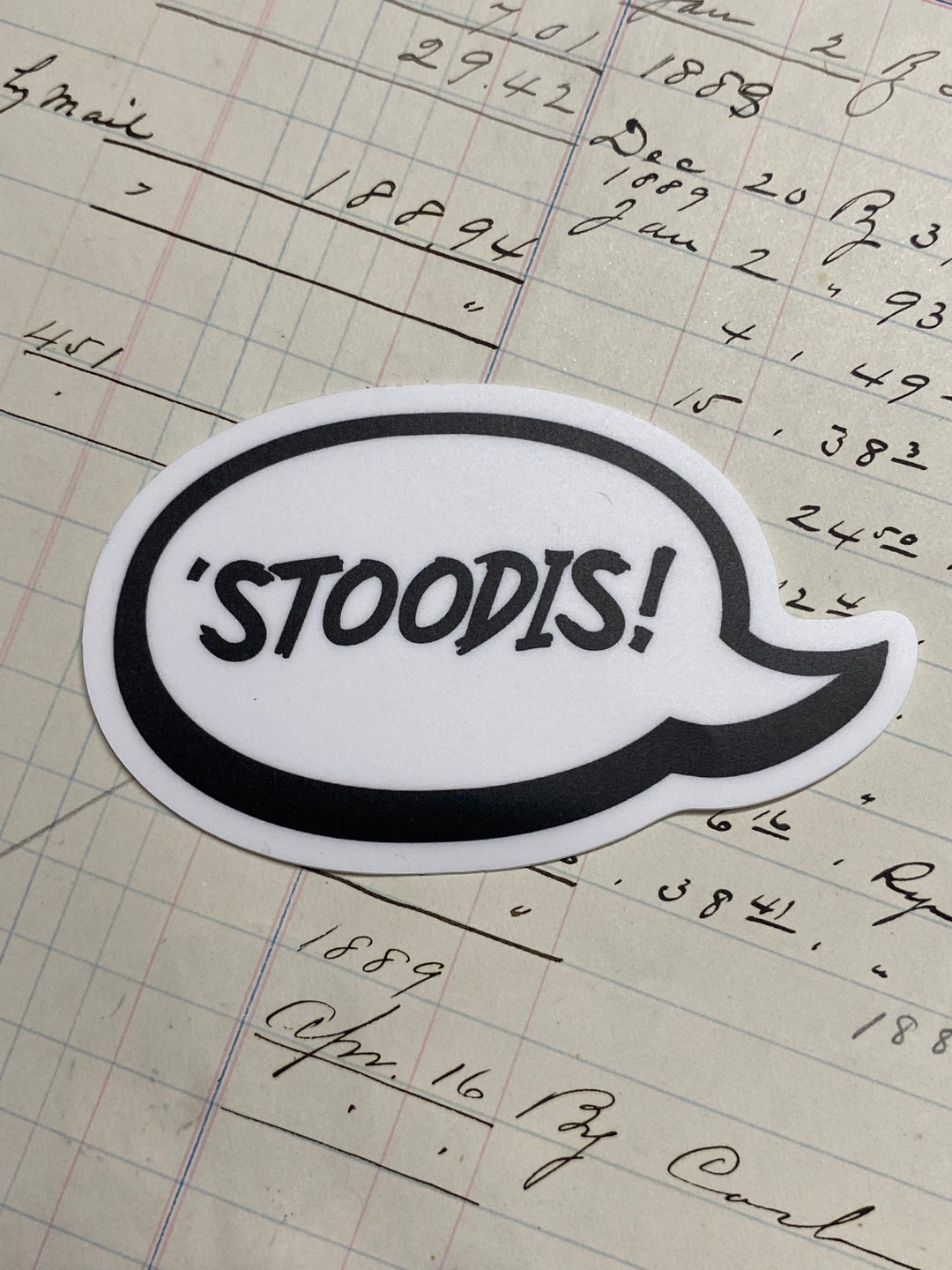 Native American Made “stoodis” Vinyl Sticker - Etsy