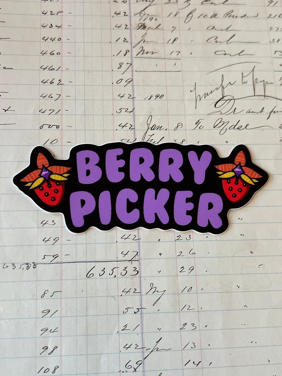 Native American Made “berry Picker” Vinyl Sticker - Etsy
