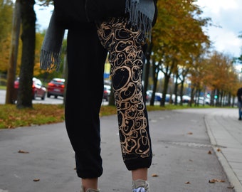 Smiley face pants | Etsy