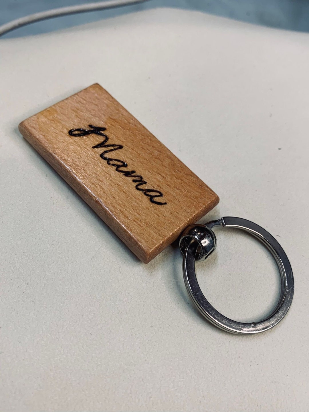 Mama Wooden Keychain - Heartfelt Reminder of Maternal Love - Etsy