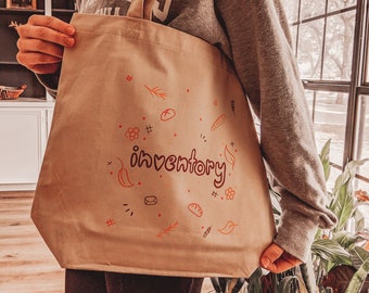 Game Inventory Tote Bag - Etsy