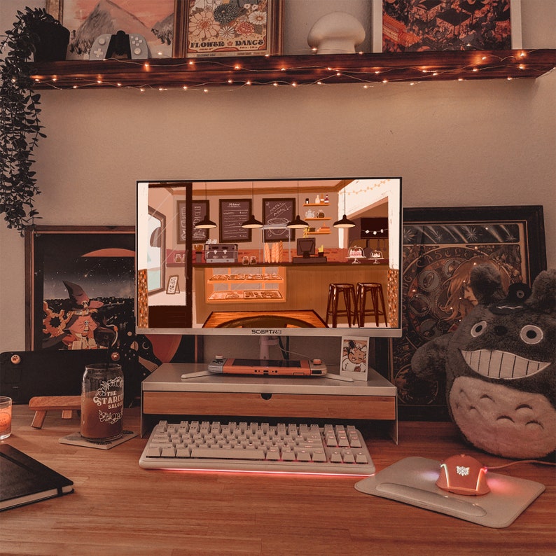 Cozy Cafe Desktop Wallpaper | Cozy Cafe Starting Soon Screen | Cafe ...