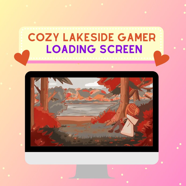 ANIMATED Lakeside Cozy Gamer Stream Screen | Autumn Ipad, Iphone ...