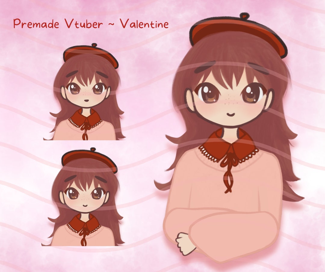 Premade Vtuber & Png Model | Animated Vtuber | Premade Chibi Pngtuber ...