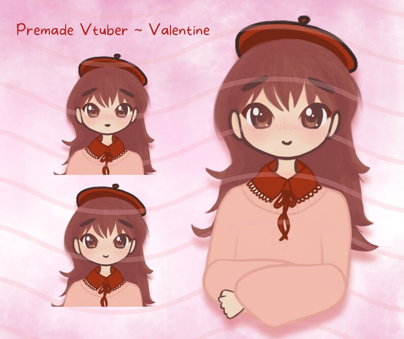 Premade Vtuber & Png Model Animated Vtuber Premade Chibi Pngtuber ...