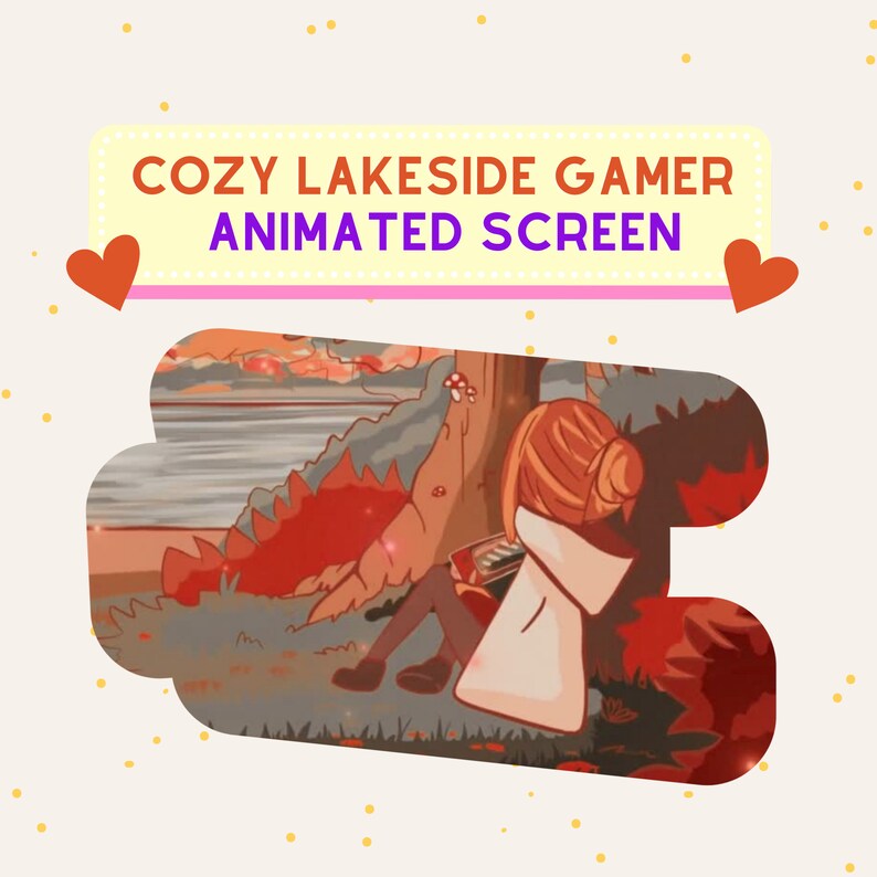 ANIMATED Lakeside Cozy Gamer Stream Screen Autumn Ipad, Iphone, Desktop ...