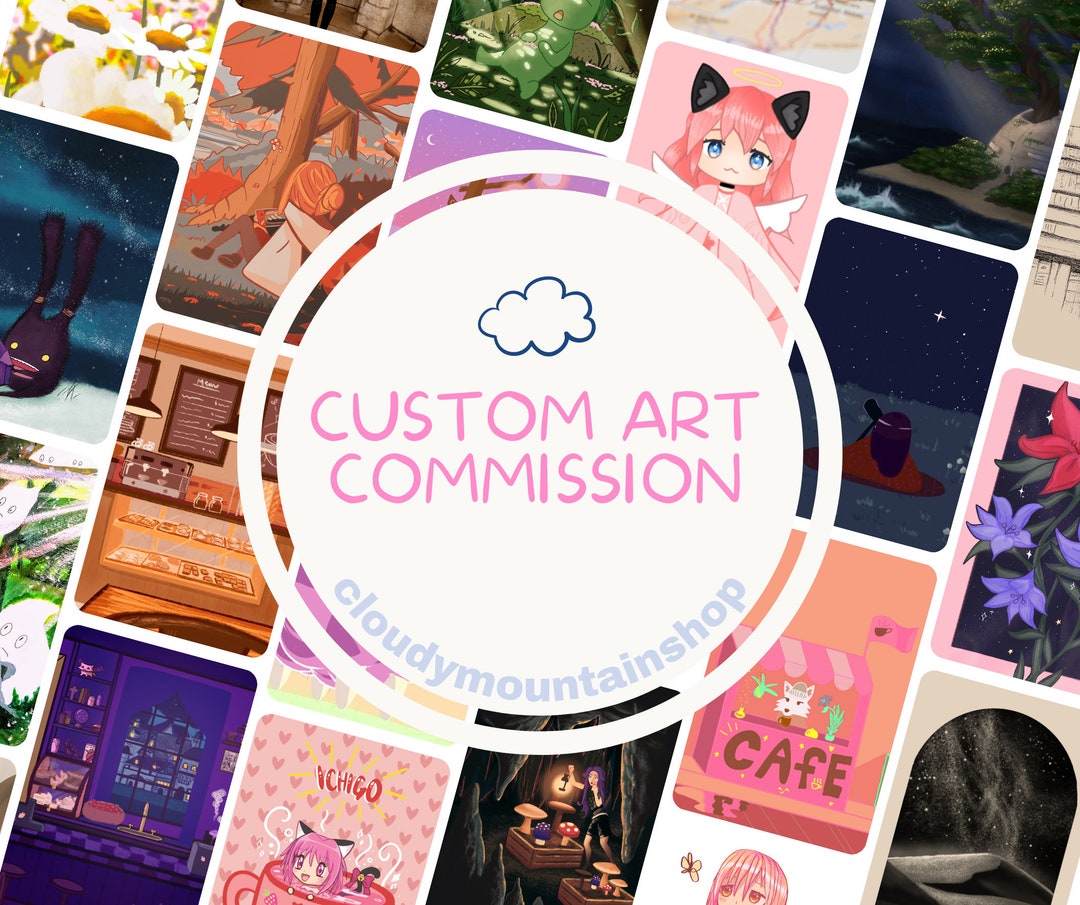 CUSTOM Art Commission | Digital Art | Character Art | Stream Screen ...