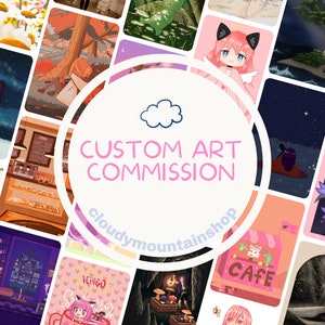 CUSTOM Art Commission | Digital Art | Character Art | Stream Screen ...