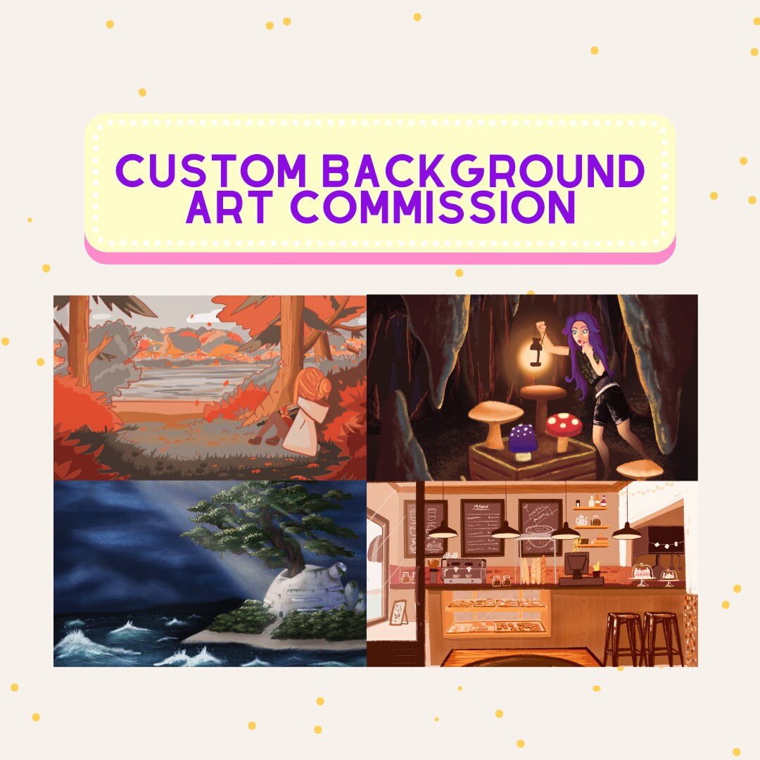 CUSTOM Art Commission | Digital Art | Character Art | Stream Screen ...