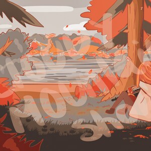ANIMATED Lakeside Cozy Gamer Stream Screen Autumn Ipad - Etsy