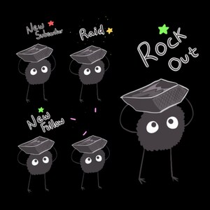 ANIMATED Soot Sprite Twitch Alerts Bundle Studio Ghibli Discord Sticker ...