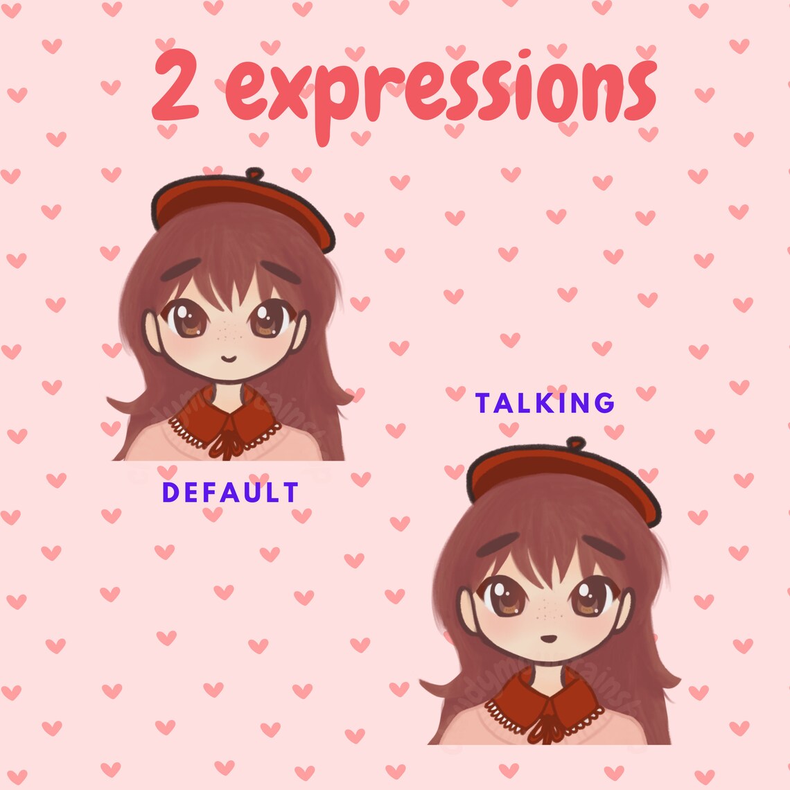 Premade Vtuber & Png Model Animated Vtuber Premade Chibi Pngtuber ...