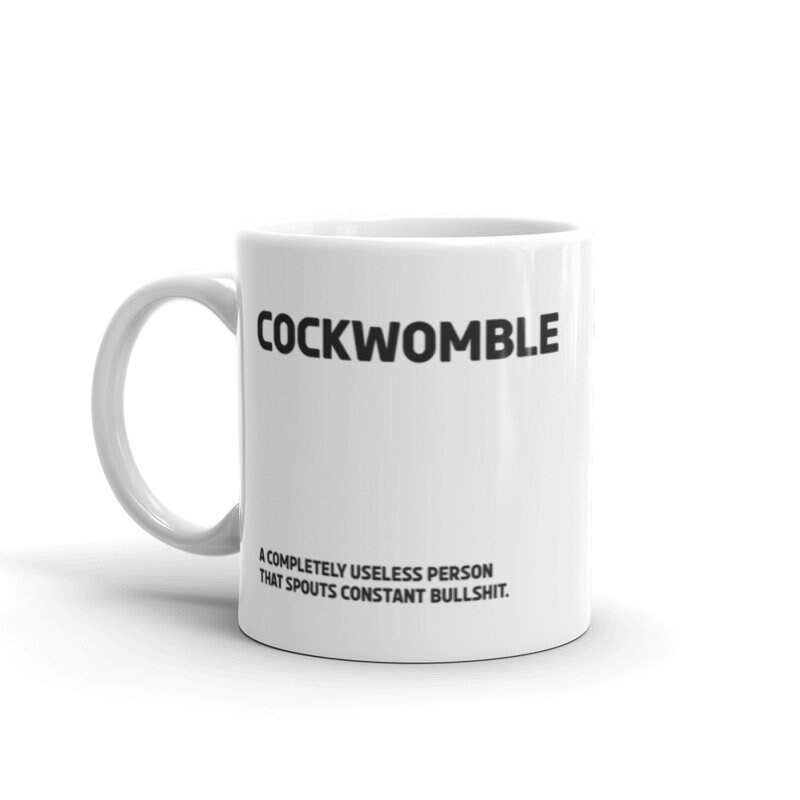Cockwomble Definition Meaning Funny Mug. - Etsy UK