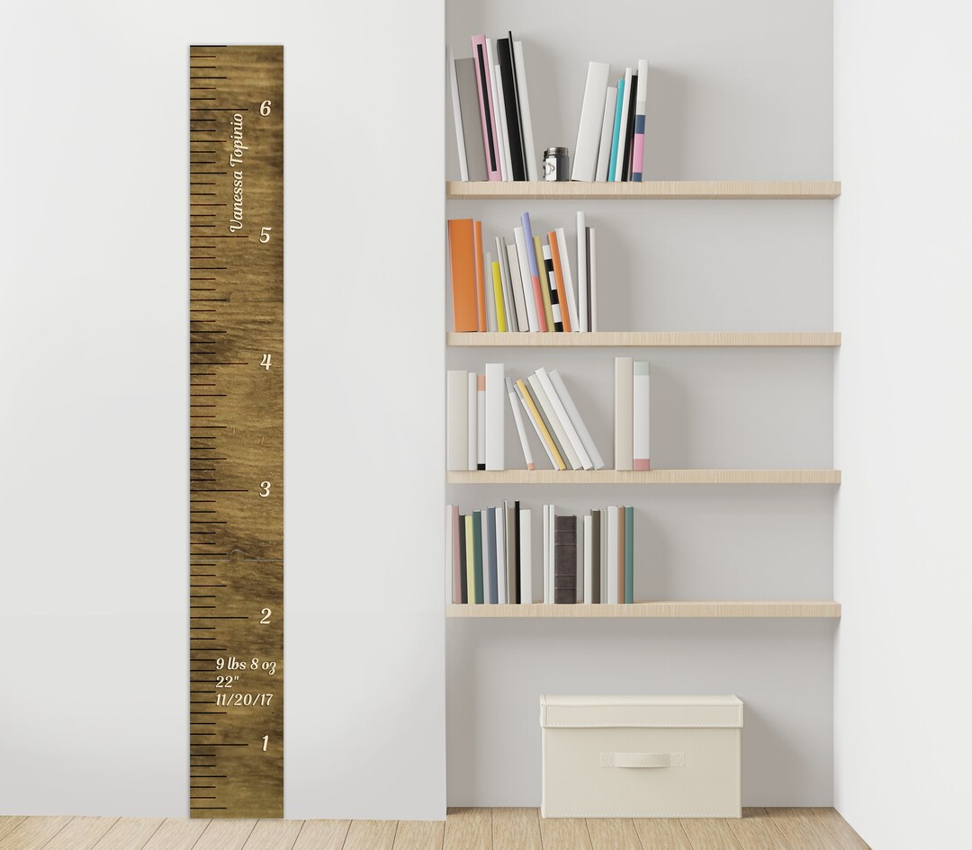 Personalized Growth Chart Wood, Baby Growth Chart, Wall Growth Chart ...