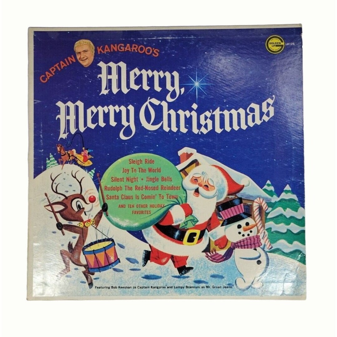 Captain Kangaroos Merry Merry Christmas 12 Vinyl Record - Etsy