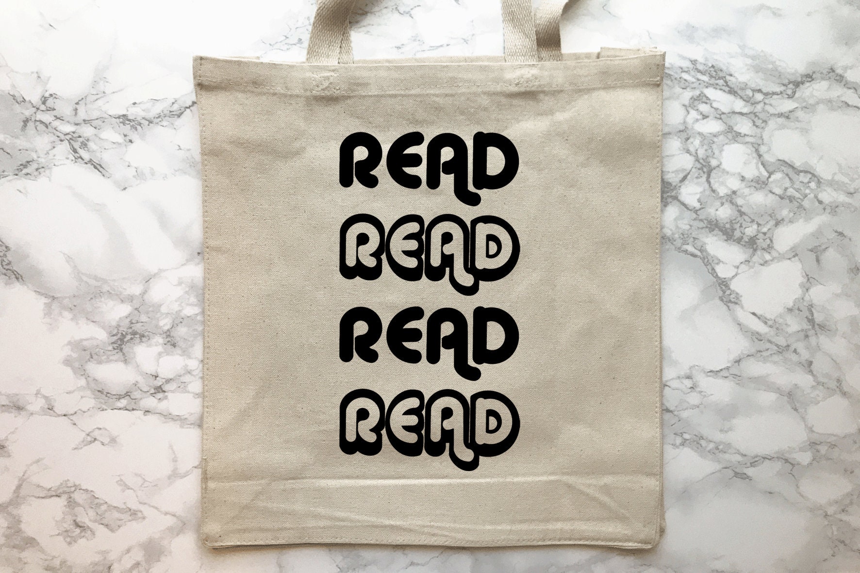 Read Read Read Read Retro SVG EPS PNG Cricut Cut File - Etsy